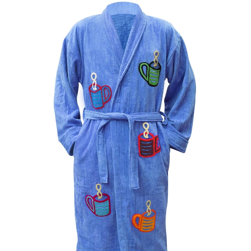 Robe With Coffee Mugs - Etsy