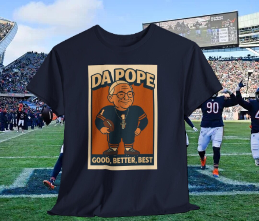 Vintage DA POPE Chicago Bears T-shirt – Football Fan Gift - Etsy