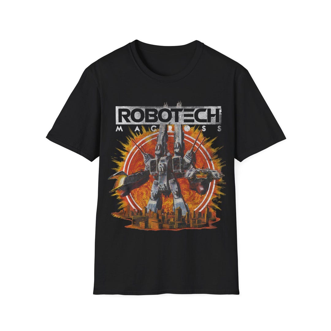 Robotech Macross T-shirt: Vintage 80s Mecha Anime Tee - Etsy