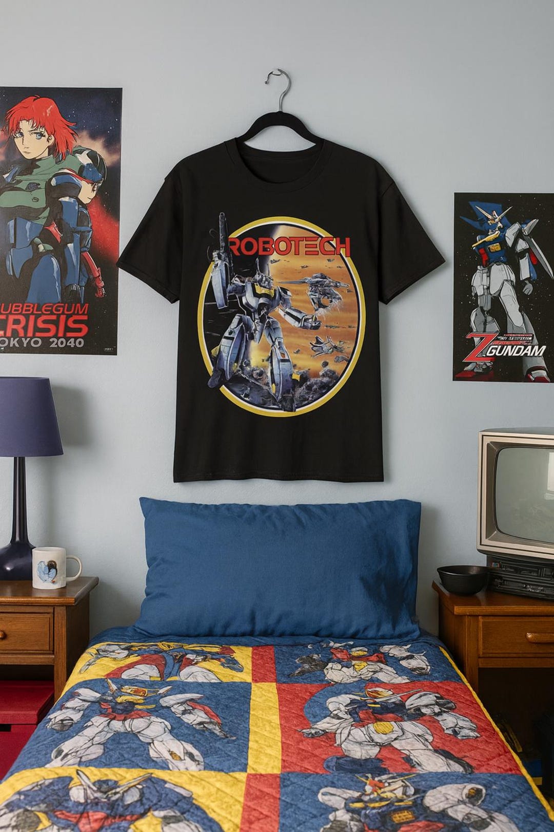 Robotech T-shirt: Retro 80s Mecha Anime Graphic Tee - Etsy
