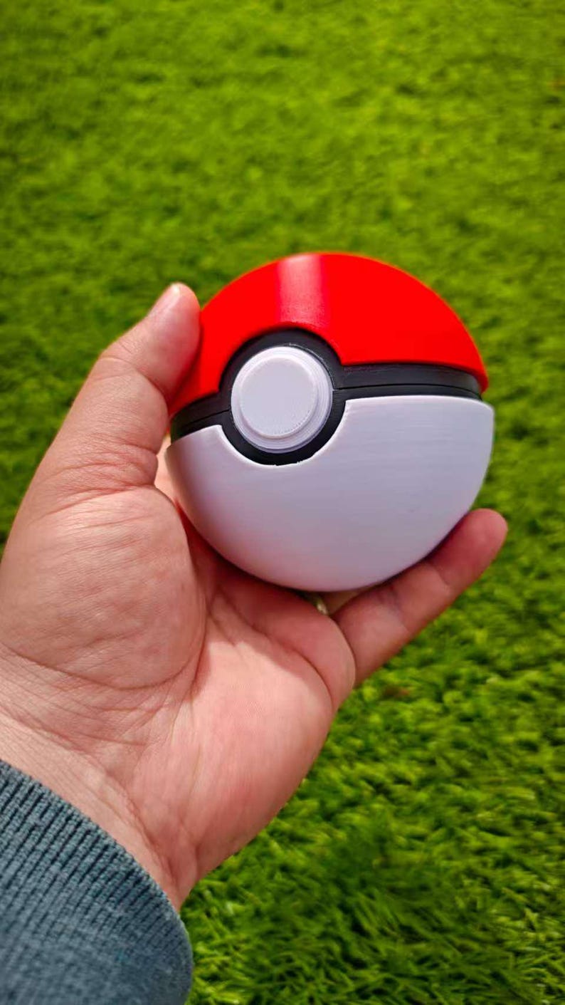 Handmade Poké Ball – 3D Printed Pokemon Inspired Collectible, Geek Gift ...