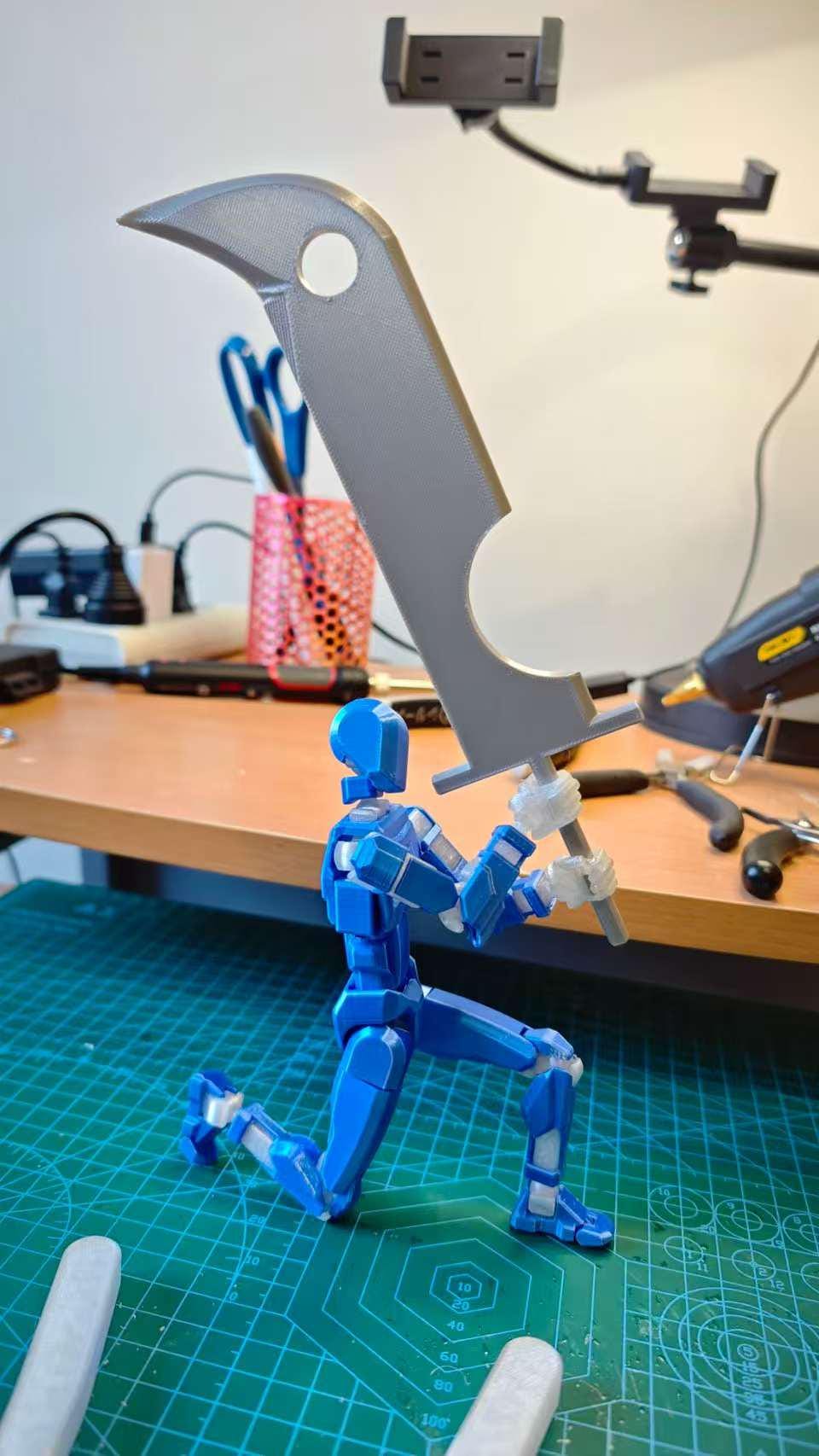 Poseable Dummy 13 Robot Action Figure: Hand-assembled Sci-fi Decor - Etsy