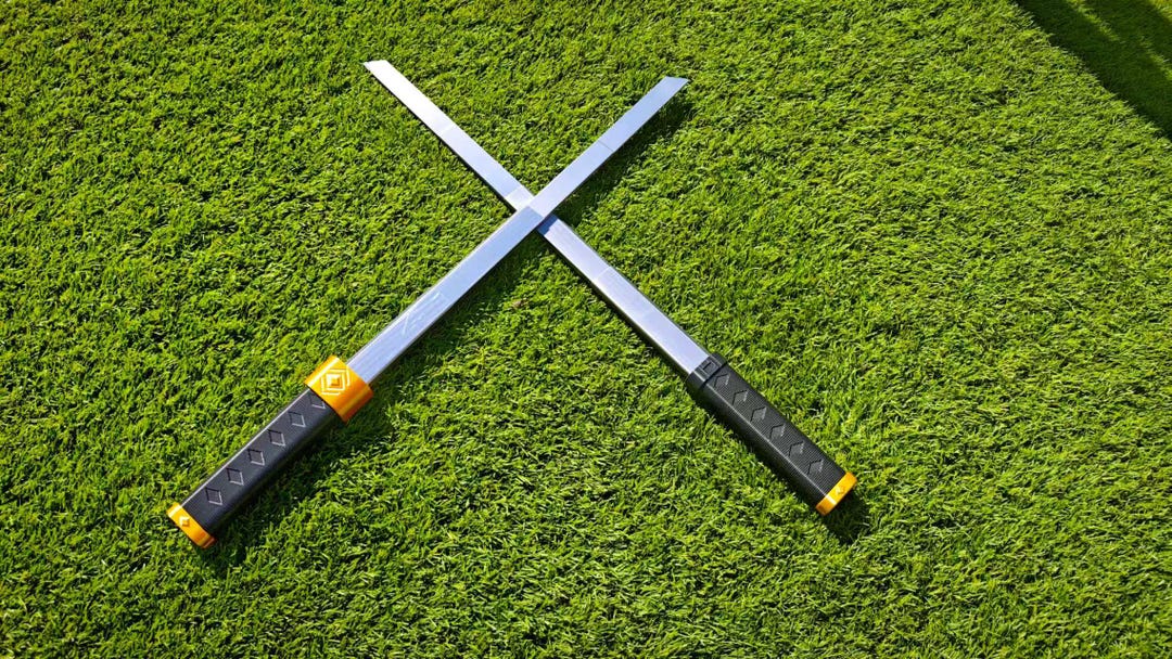 Retractable Dual Samurai Swords: 3D Printed Cosplay Toy Set - Etsy