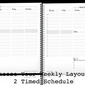 So Do It Weekly Planner 2 Pages/week 1 Trimester - Etsy