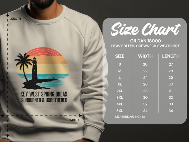 Sunburned and Unbothered Shirt: Key West Spring Break Retro Beach ...