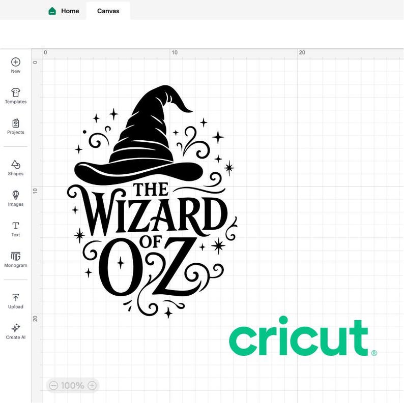 Wizard of Oz Logo Svg for Cricut and Silhouette, Wizard of Oz Svg File ...