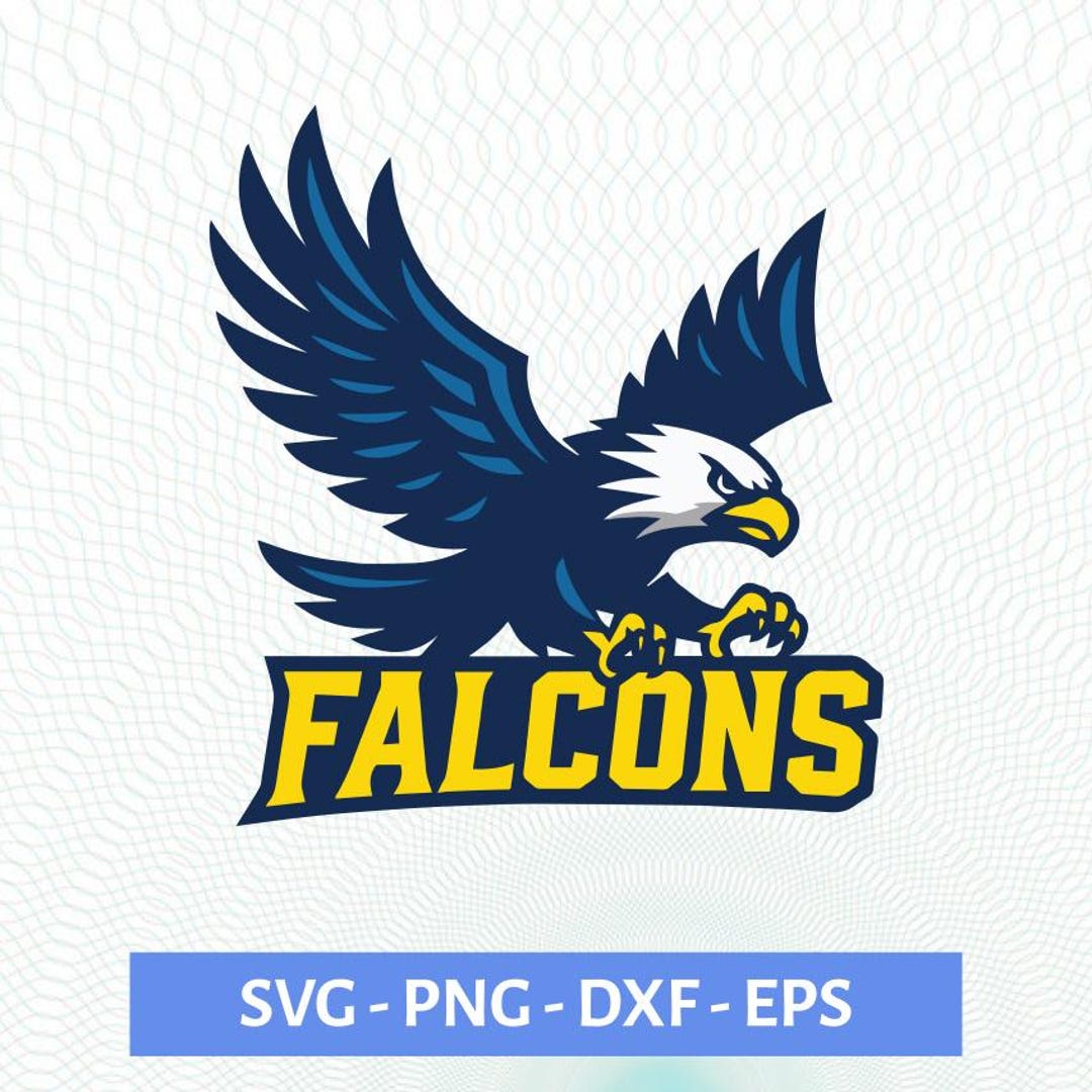 Falcons Sports Team Logo SVG, PNG, Dxf, Falcons Baseball, Basketball ...
