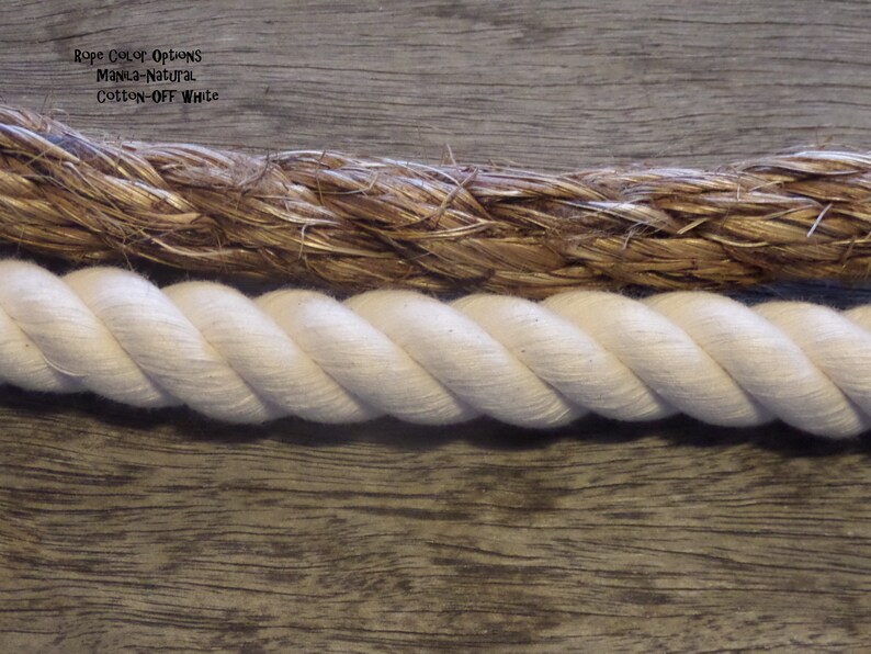 Nautical Decor Rope Towel Ring With Stainless Steel Cleat | Etsy