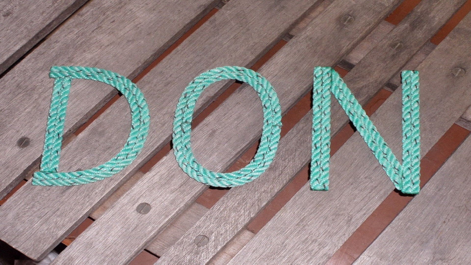 6 Rope Letters Personalize for Nautical Nursery Wedding | Etsy