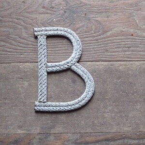 6 Rope Letters Personalize for Nautical Nursery Wedding - Etsy