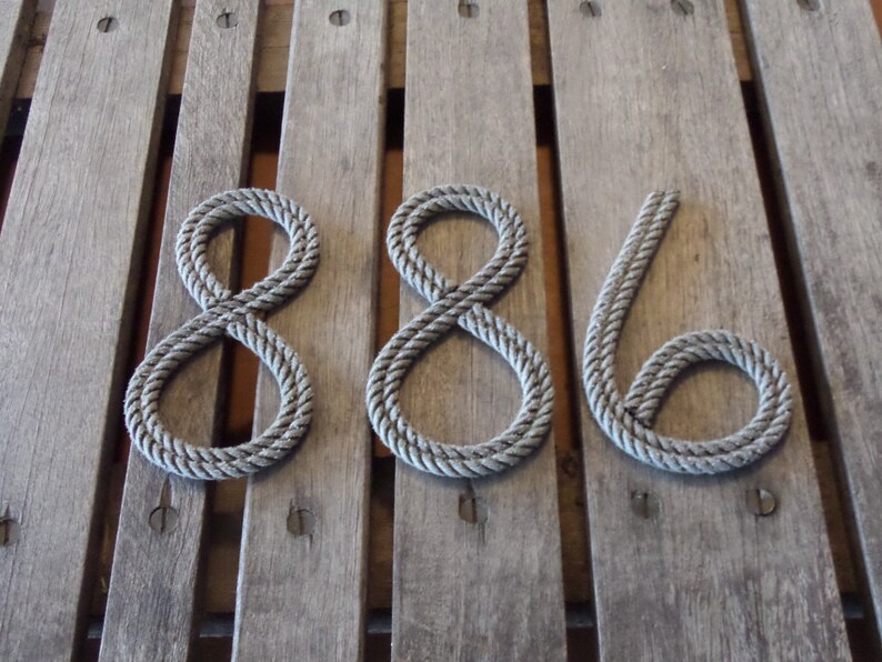 6 Rope Letters Personalize for New Baby Wedding Alphabet - Etsy