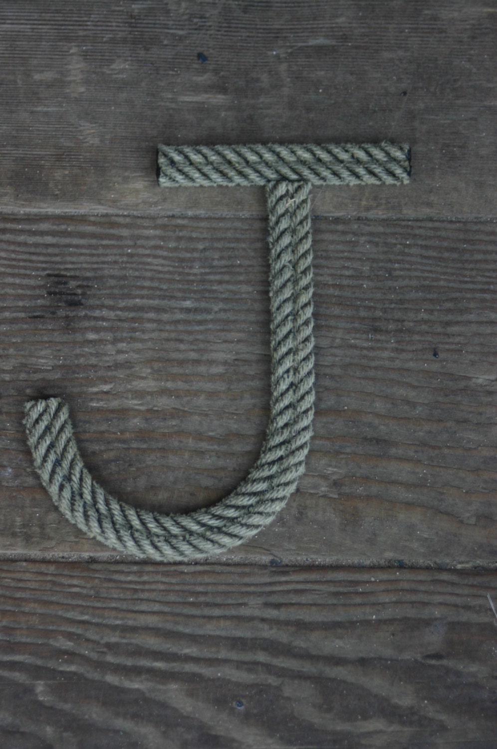 8 INCH Rope Letters Custom Recycled Rope Nautical Decor Great | Etsy