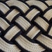 White and Navy Rope Rug 30 X 12 Rope Rug Beautiful - Etsy