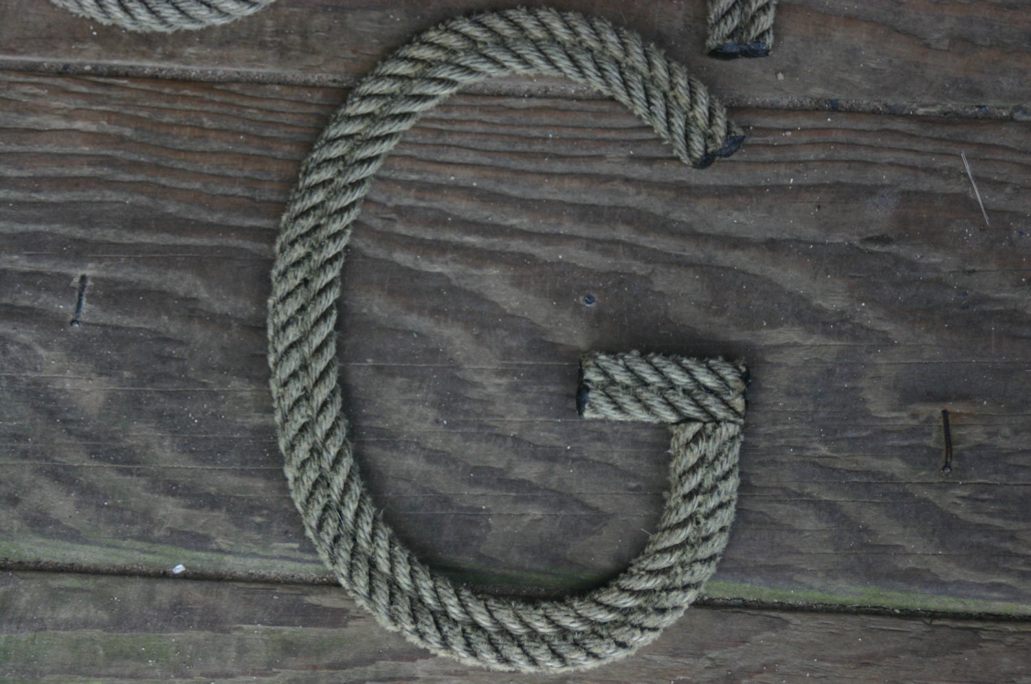 10 INCH Rope Letters or Rope Numbers PERSONALIZE Names for | Etsy