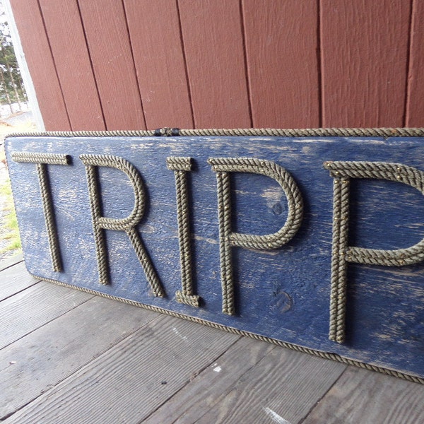 Rope Sign - Etsy