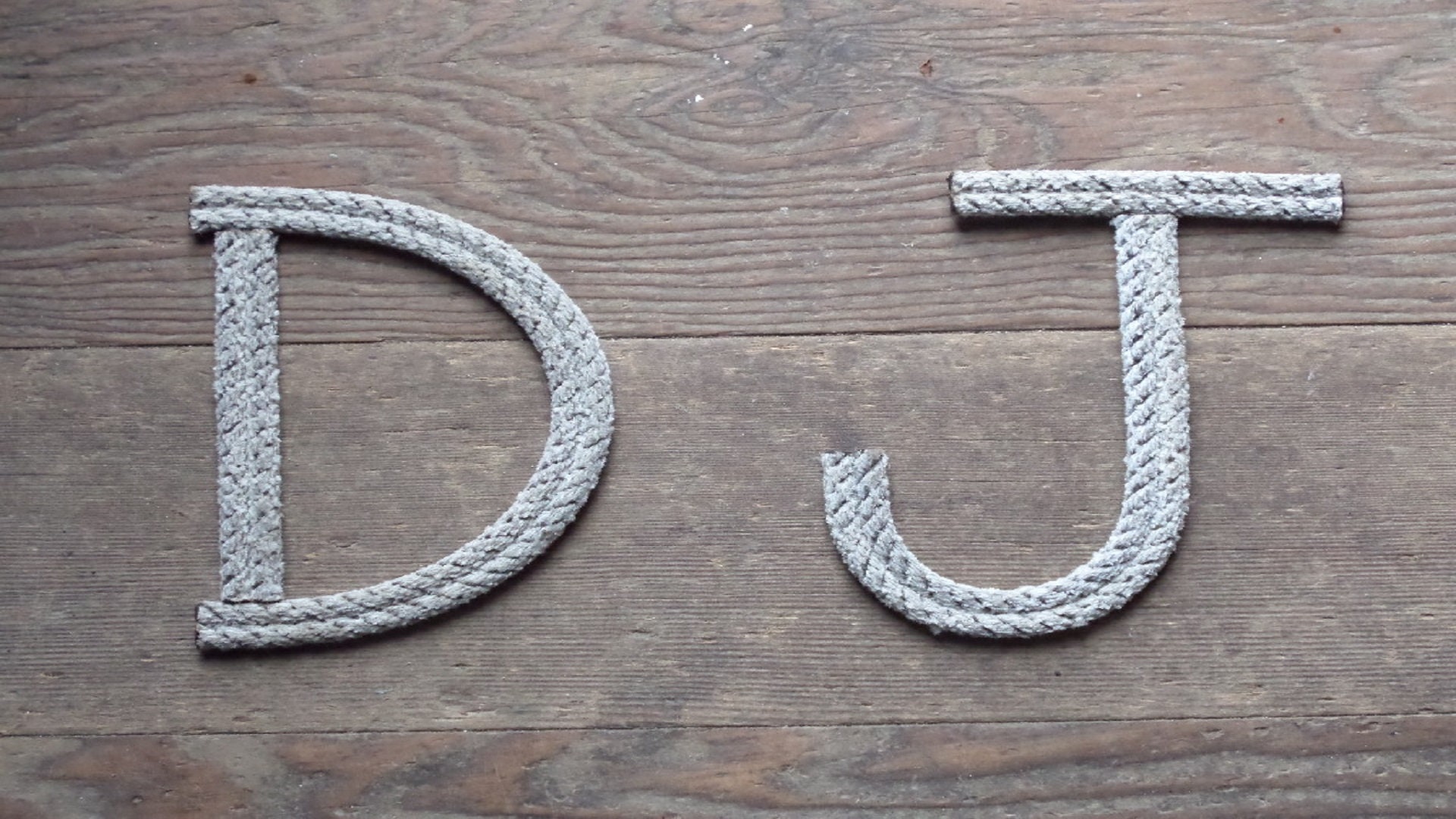 6 Rope Letters Personalize for Nautical Nursery Wedding | Etsy