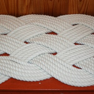 Soft Bath Mat Cotton Rope Rug off White Nautical Natural - Etsy