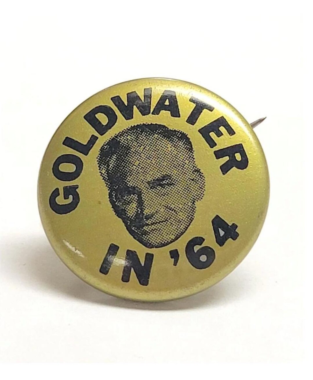 Vintage 1964 Barry Goldwater Campaign Button – Authentic Political ...