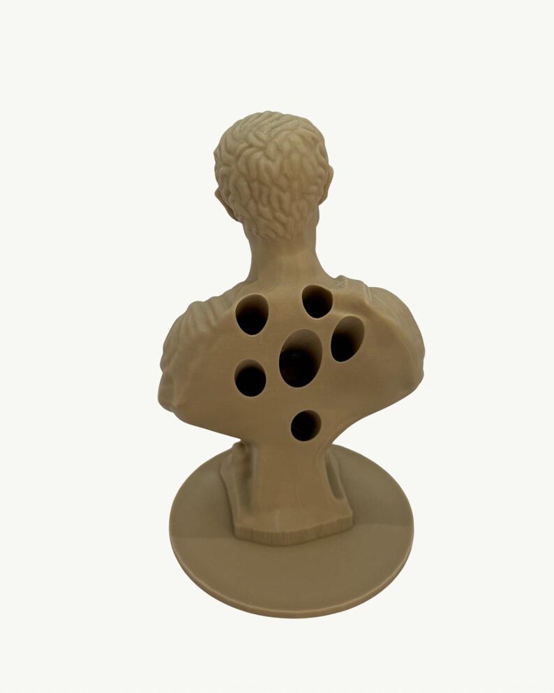 Caesar Bust Pen Holder: Roman Statue Desk Organizer - Etsy