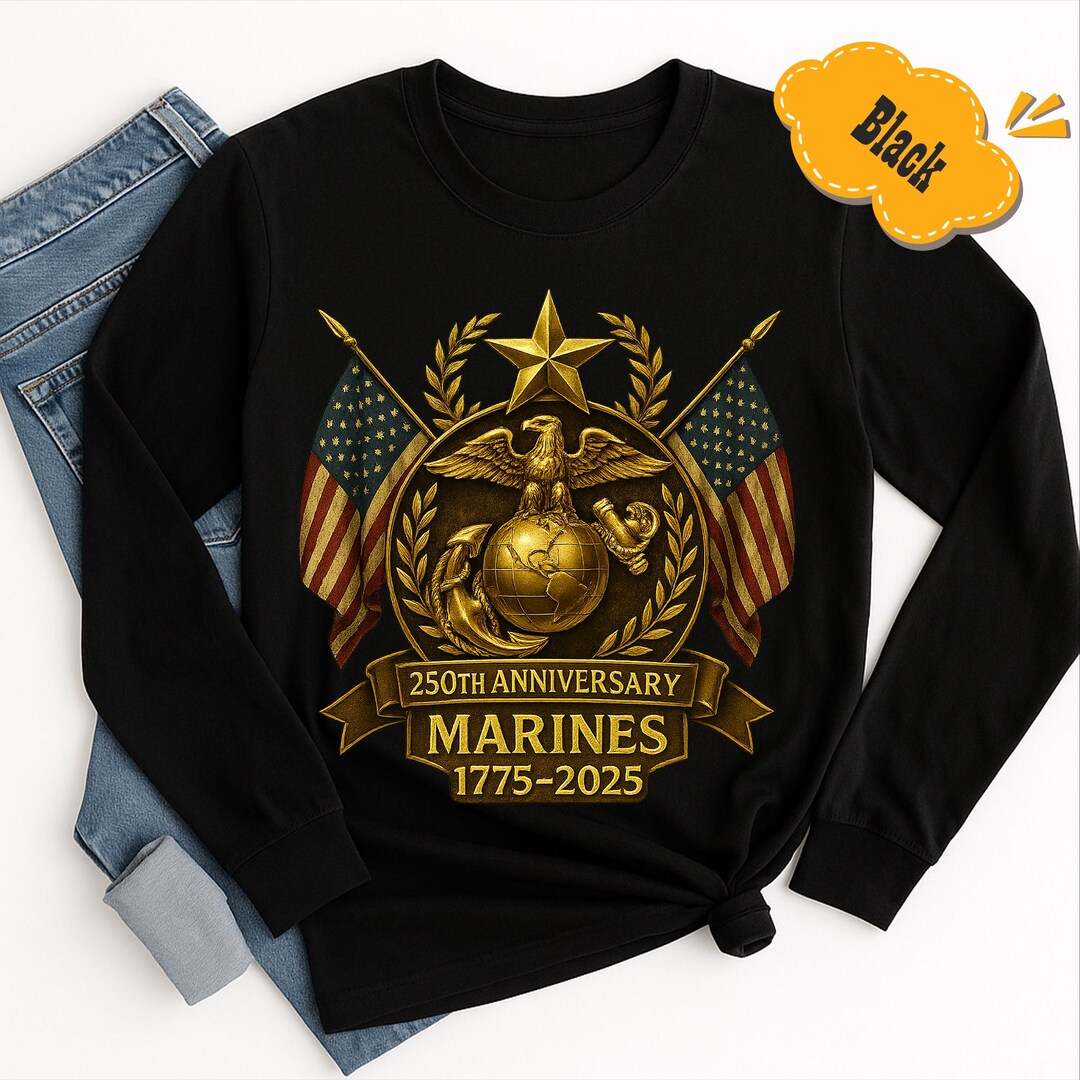 Marine Corps 250th Anniversary PNG, US Marines 1775-2025 Digital ...