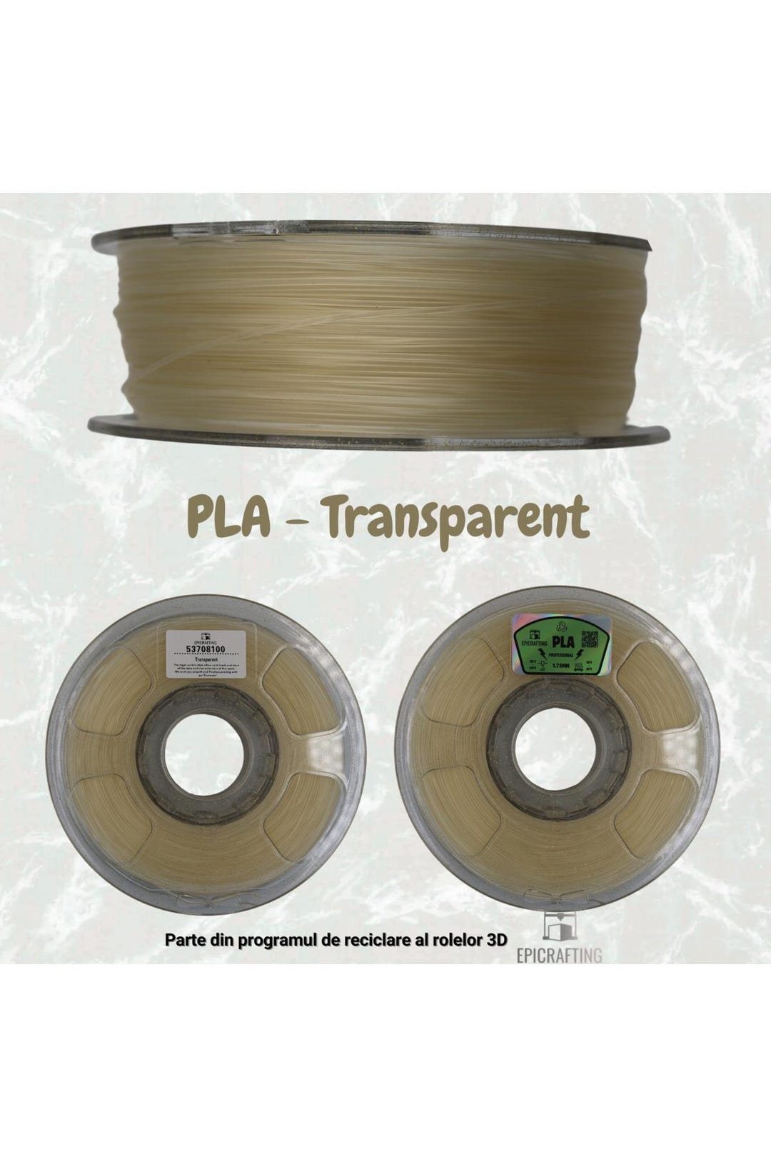 3D PLA Filament, Transparent, 1 Kg by Epic Crafting - Etsy