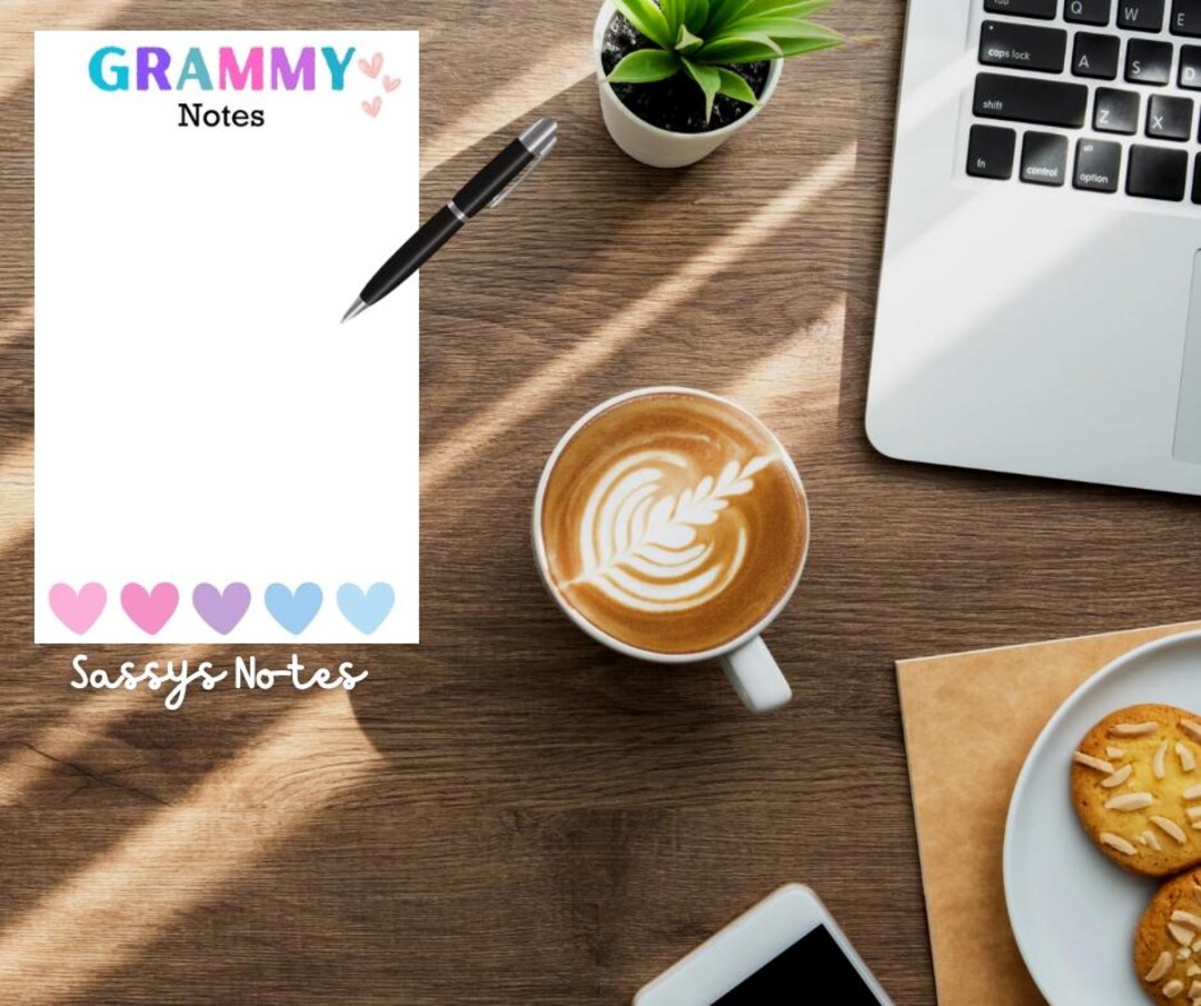 Custom Note Pad;grammys Notes - Etsy