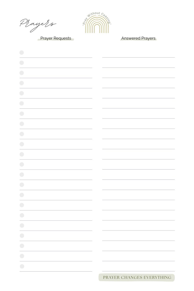 Christian Prayer Journal | 30-day Faith Journal | Quiet Time Devotional ...