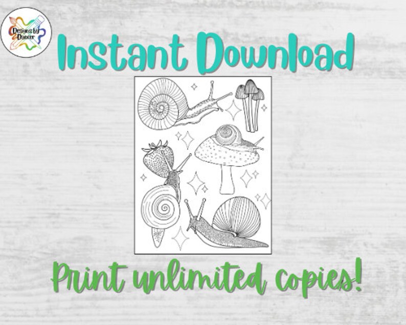Cryptid Coloring Page Instant Download printable, for Digital Coloring ...