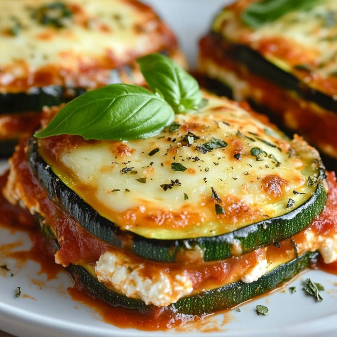 Layered Zucchini Ricotta Melts | Printable Kitchen Card Template ...