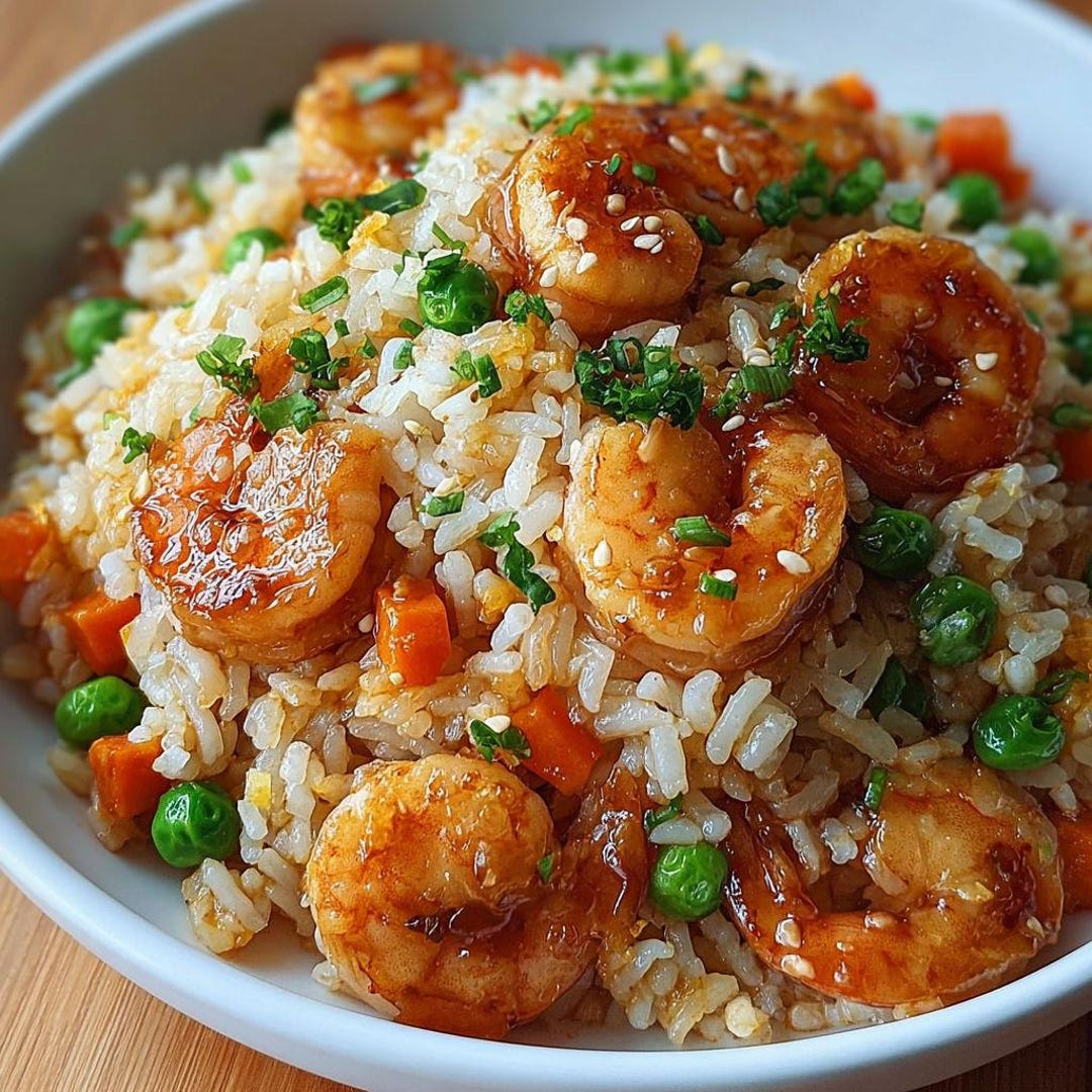 Shrimp Fried Rice | Printable Kitchen Card Template | Digital Download ...
