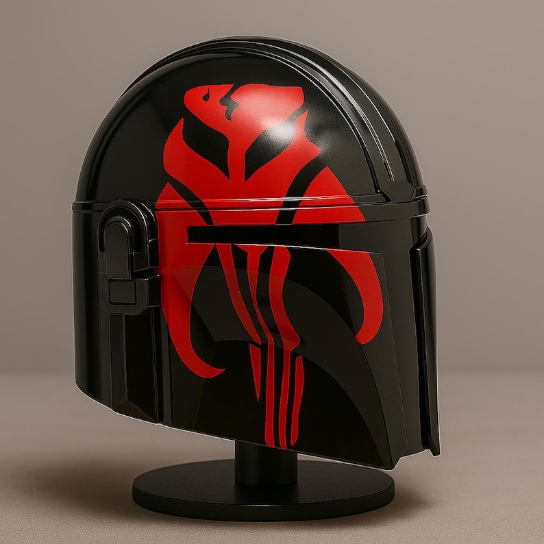 Red Mythosaur Mandalorian Helmet | Star Wars Cosplay Armor - Etsy