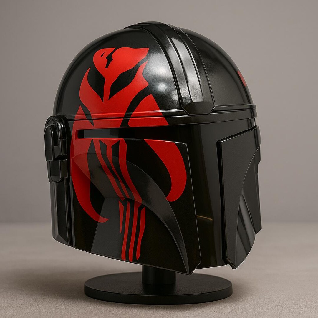 Red Mythosaur Mandalorian Helmet | Star Wars Cosplay Armor - Etsy