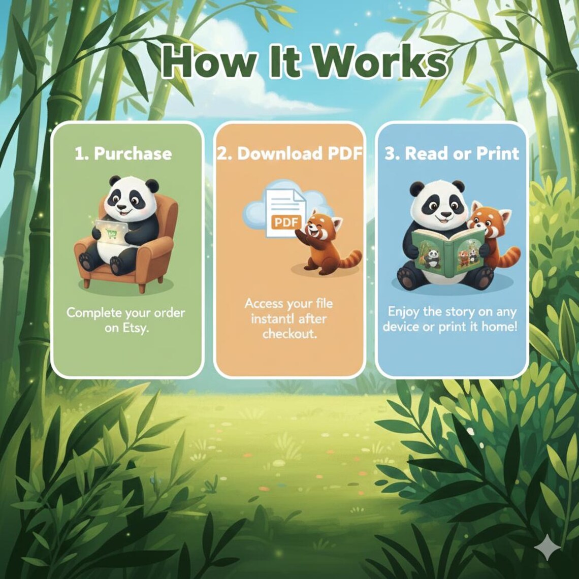 Libro ilustrado imprimible en PDF para niños: “Pip y Ron”: una adorable ...