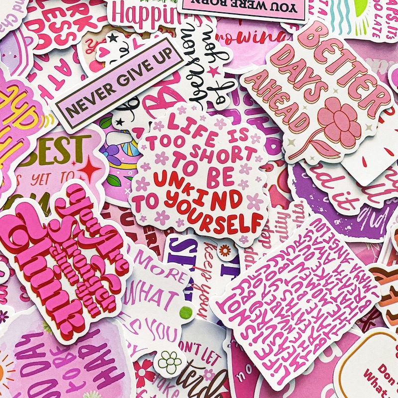 Aesthetic Text Stickers - Etsy UK