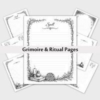 Printable Ritual Worksheet, Digital Witchcraft Printables, Witch ...