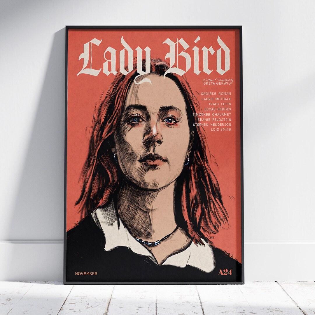 Lady Bird Movie Poster, Coming of Age Drama, Rolled Canvas Print - Etsy