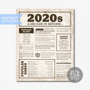 20 Years in Review: 2000s to 2020s | Decades | Birthday Party Decor ...