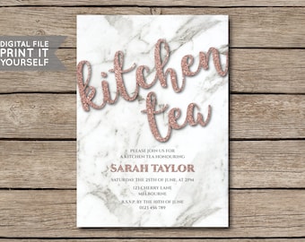 Kitchen Tea Invite - Etsy