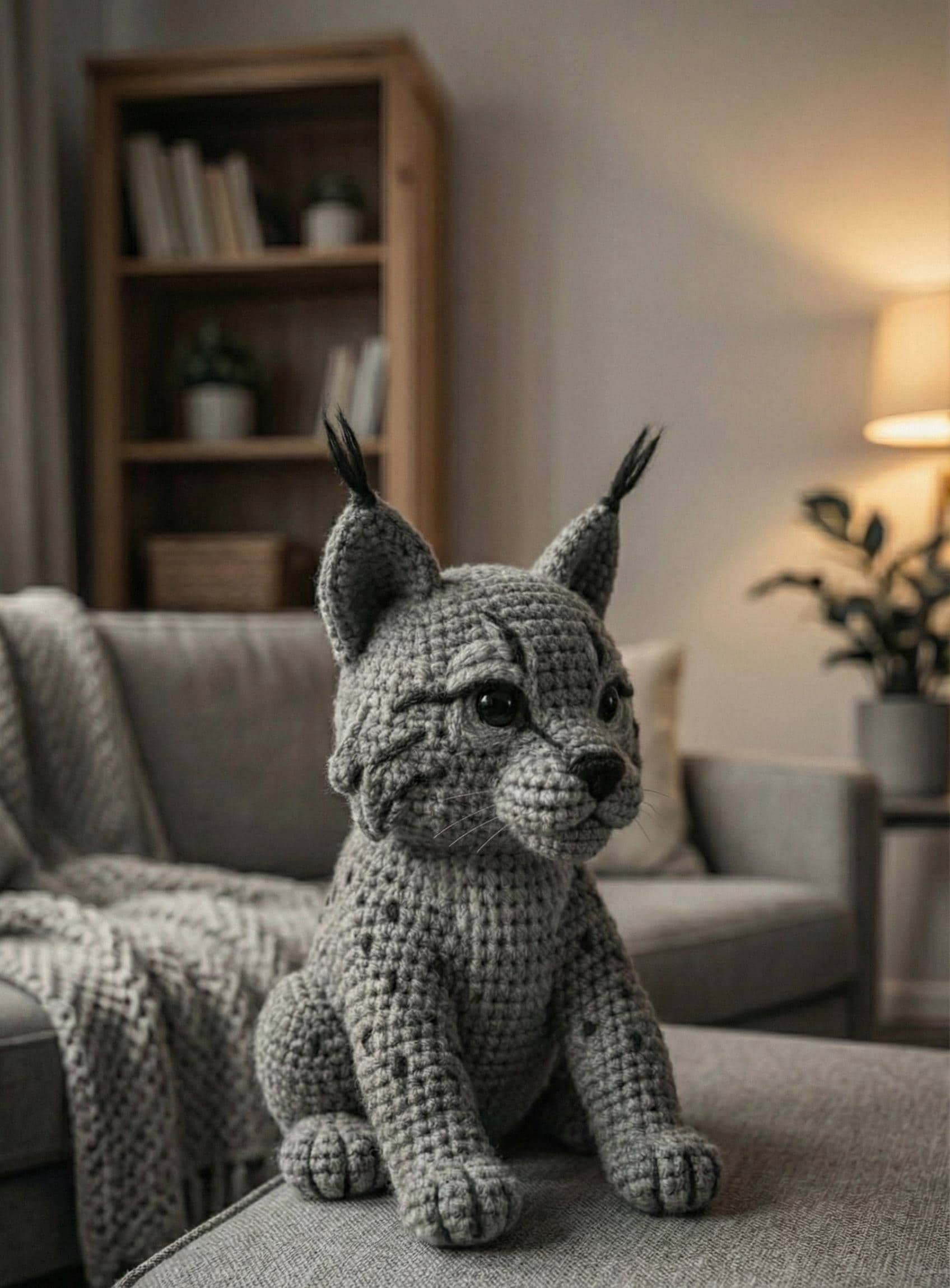 Realistic Lynx Amigurumi Crochet Pattern PDF, Lifelike Wild Cat Plush ...