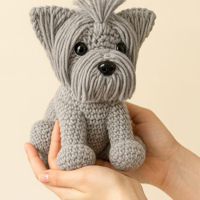 Yorkie Terrier to Crochet - Etsy UK