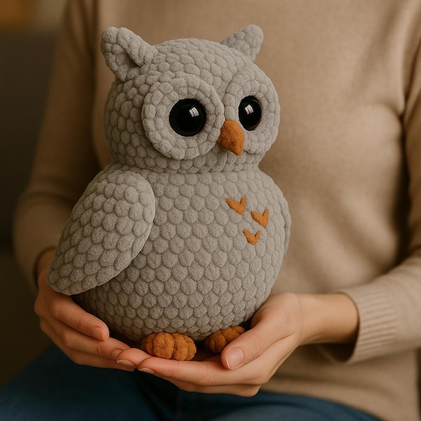 Owl Plush Toy - Etsy