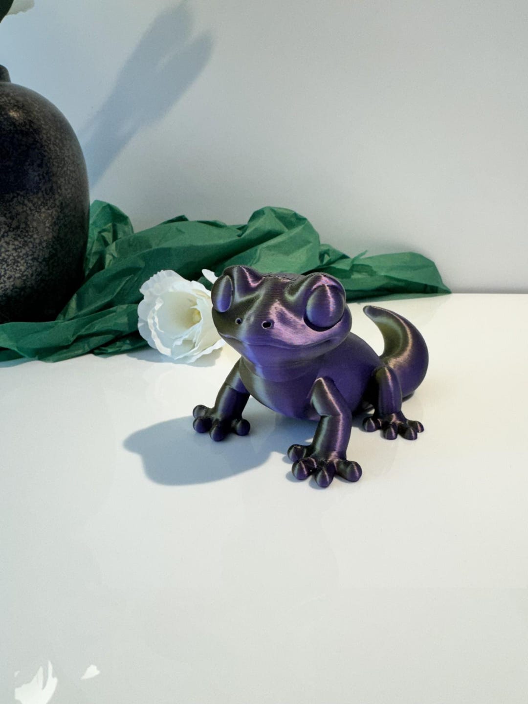 3D Printed Gecko Figurine - Etsy