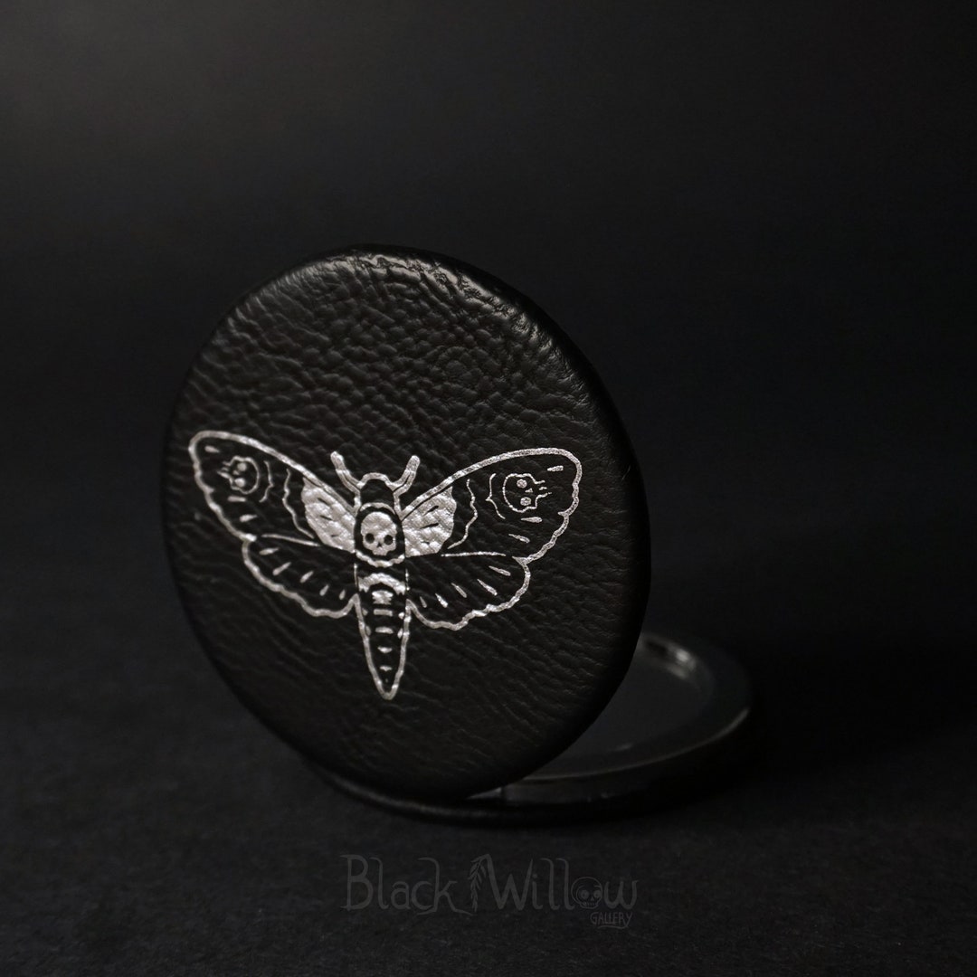 Death Moth Compact Pocket Mirror - Etsy