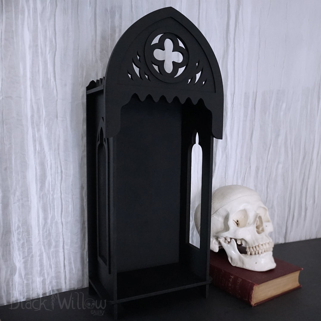 Gothic Temple Wooden Large Niche Crypt - Etsy