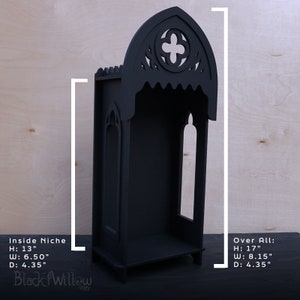 Gothic Temple Wooden Large Niche Crypt - Etsy