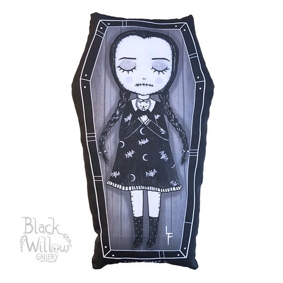 Sweet Nightmares Pillow Wednesday Addams | Etsy