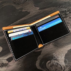 Mad Bat Vegan Leather Wallet - Etsy