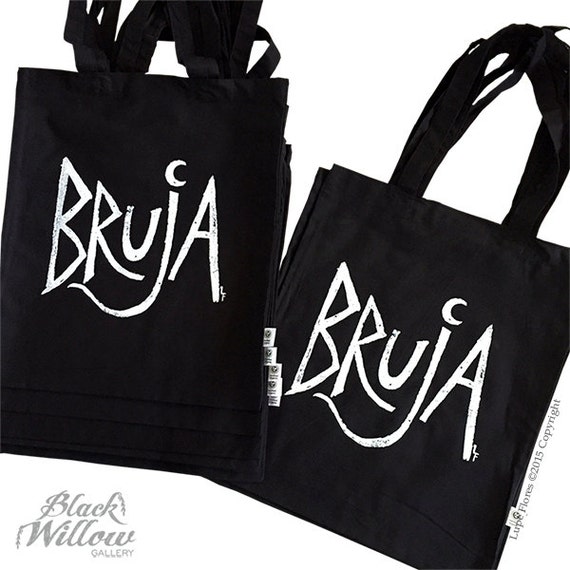 BRUJA Tote Bag by Lupe Flores | Etsy