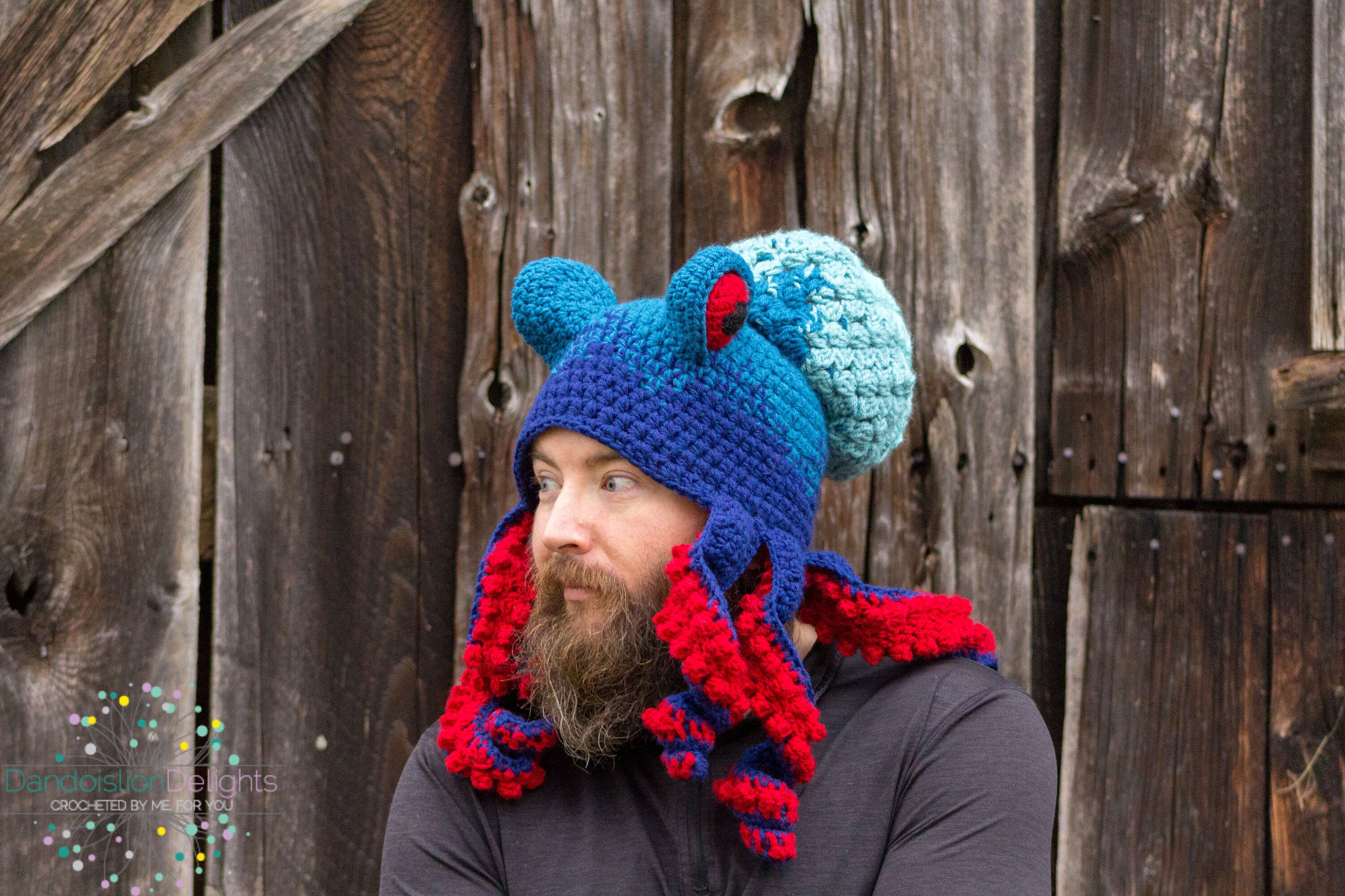 Kraken Octopus Hat CUSTOM ORDER Large Child to Adult Size | Etsy