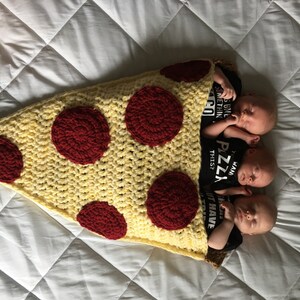 Pizza Slice Cocoon Blanket, MADE to ORDER, All Sizes, Baby Shower Gift ...